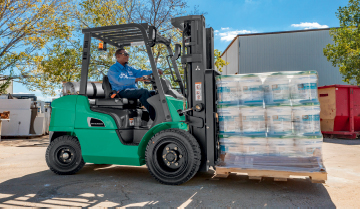 Pneumatic Tire Forklift, 3,000-7,000LB Capacity | Mitsubishi Forklift ...