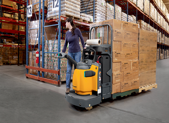 Walkie End Rider Stand Up Pallet Jack | ECR 327-336 | Jungheinrich