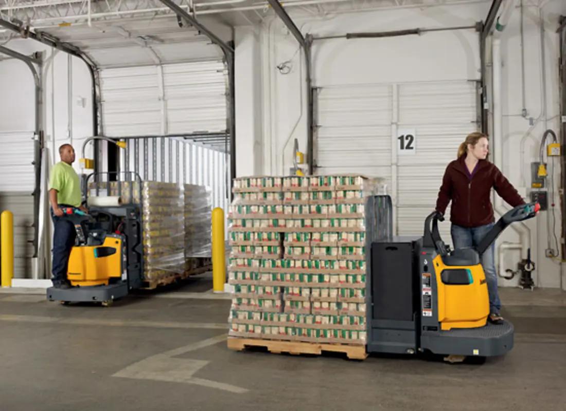 Walkie End Rider Stand Up Pallet Jack | ECR 327-336 | Jungheinrich