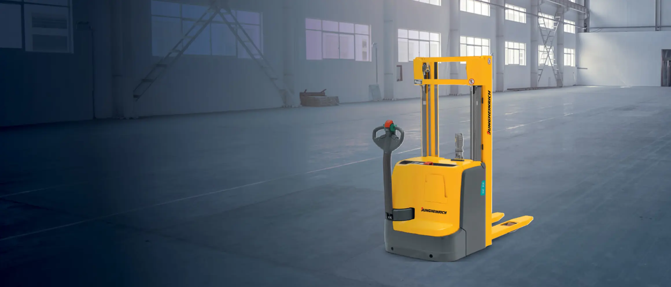 Walkie Stacker Forklifts and Walk Behind Stackers | Jungheinrich