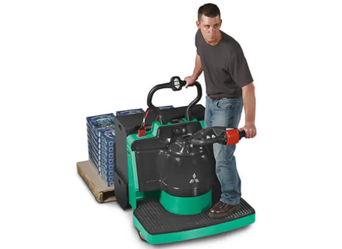End Rider Pallet Truck | Mitsubishi Forklift Trucks